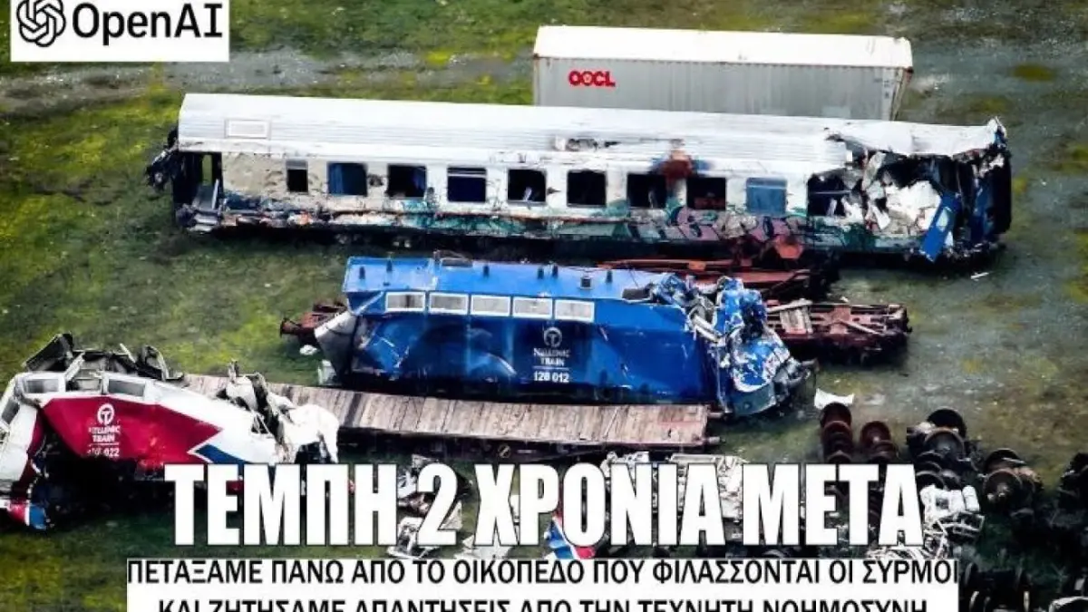 Τέμπη, 2 χρόνια μετά: Σε αυτό το μέρος φυλάσσονται οι συρμοί των τρένων ...