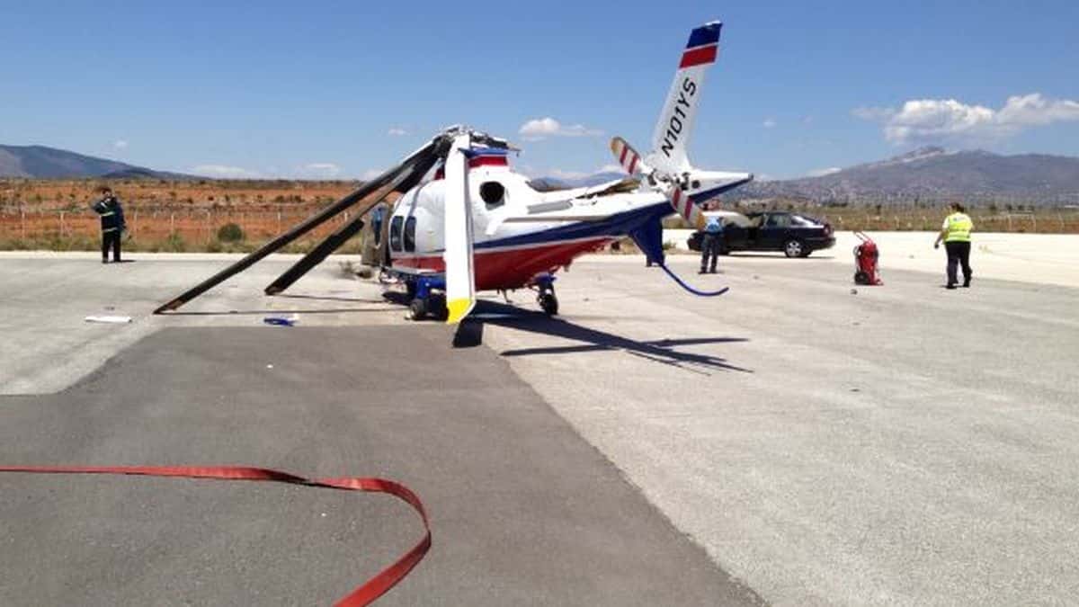 Φωτιά σε ελικόπτερο στο αεροδρόμιο Ελ. Βενιζέλος! | Athens Magazine