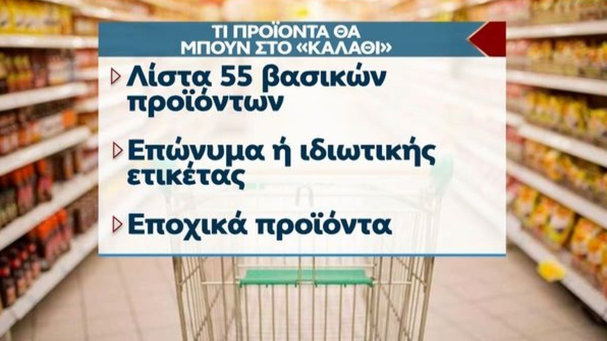 «Καλάθι της νοικοκυράς»: Οριστικό! Αυτή είναι η ημερομηνία που κάνει ...