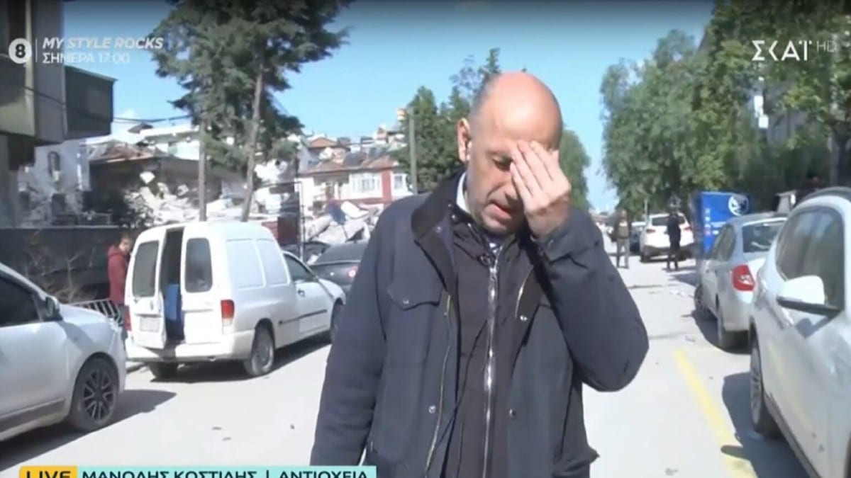 Σοκ στον «αέρα» για τον Μανώλη Κωστίδη - Μιλά με Τούρκους πολίτες και ...