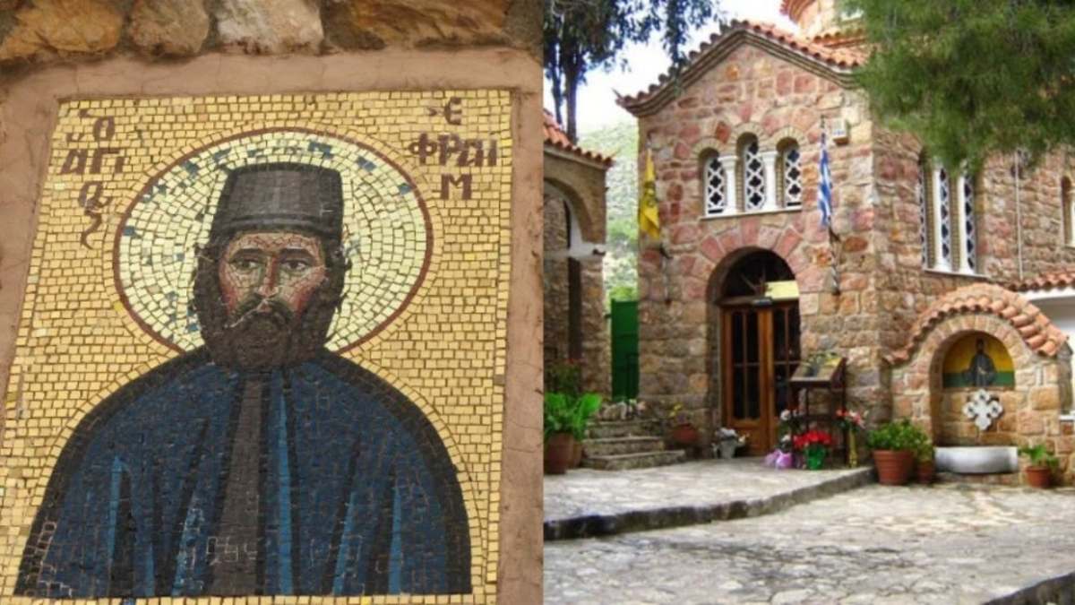 Το μοναστήρι του Αγίου Εφραίμ στη Νέα Μάκρη: Η «φορητή» Εικόνα, τα ιερά ...