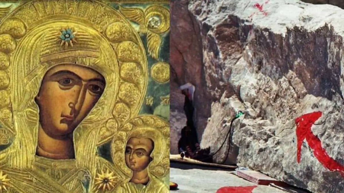 Λίγοι το ξέρουν: Τα πατήματα της Παναγιάς Προυσιώτισσας – Η θαυματουργή ...