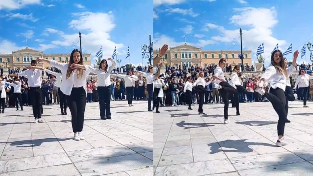 Τίμησαν την 25η Μαρτίου με Νίκο Οικονομόπουλο: Το ζεϊμπέκικο μαθητών ...