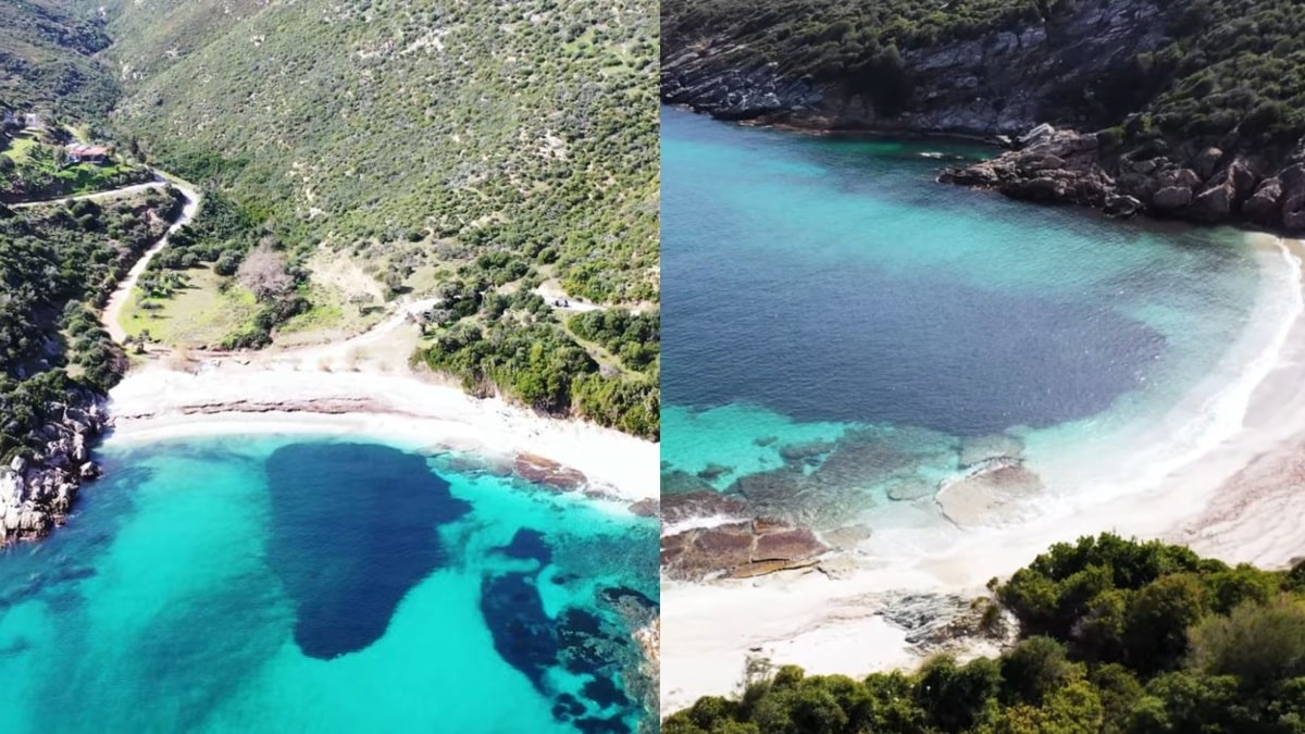 Ούτε 2 ώρες από την Αθήνα: Η άγνωστη παραλία με τα γαλαζοπράσινα νερά ...