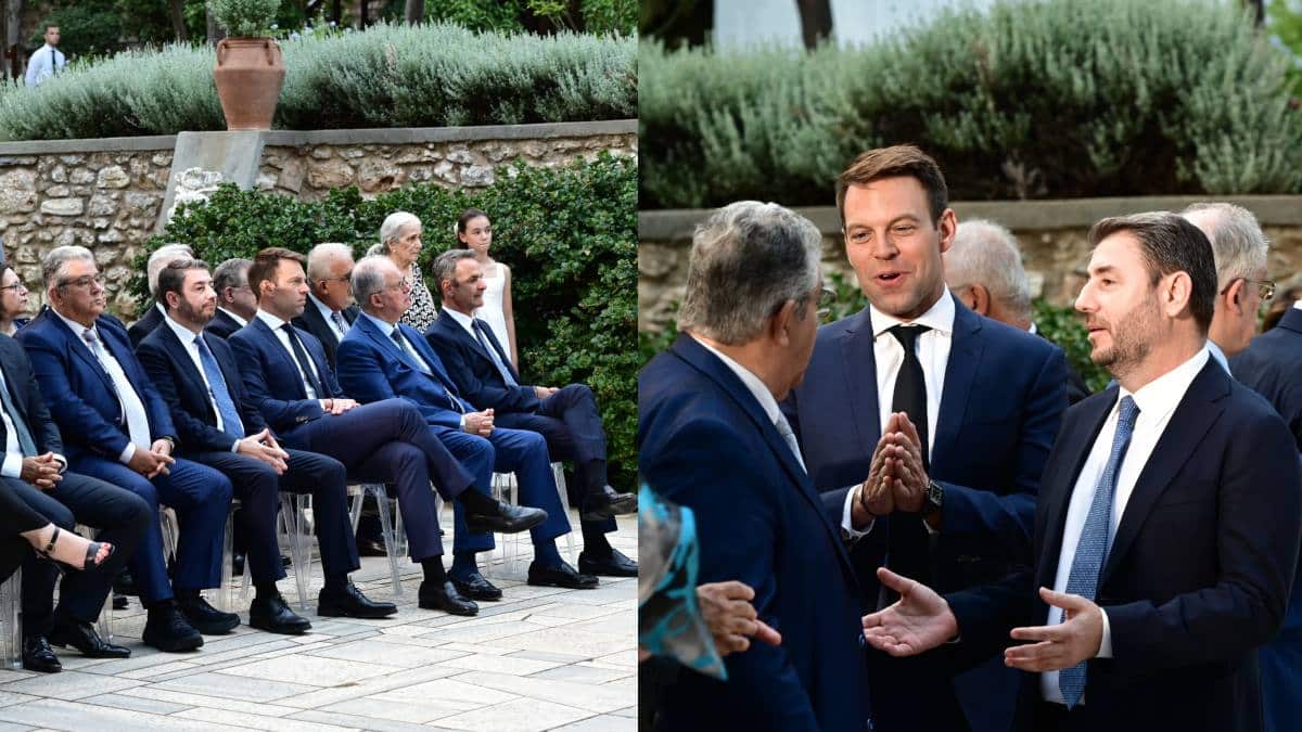 50 χρόνια από την αποκατάσταση της Δημοκρατίας: Η δεξίωση στο Προεδρικό ...