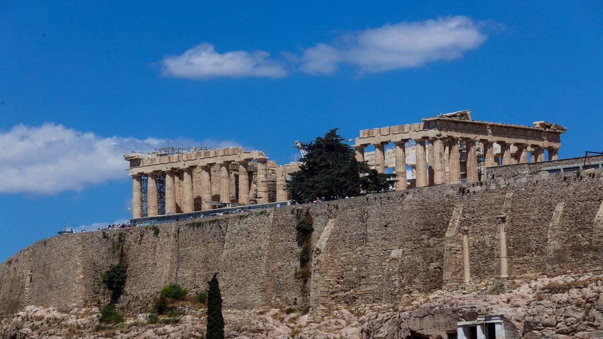 Ακρόπολη: Η πρώτη ever φωτογραφία του Παρθενώνα - Το ιστορικό ...
