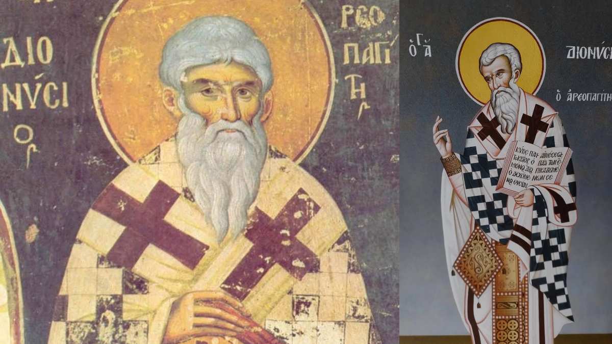 03 Οκτωβρίου - Γιορτάζει ο Άγιος Διονύσιος ο Αρεοπαγίτης: Πολιούχος της ...
