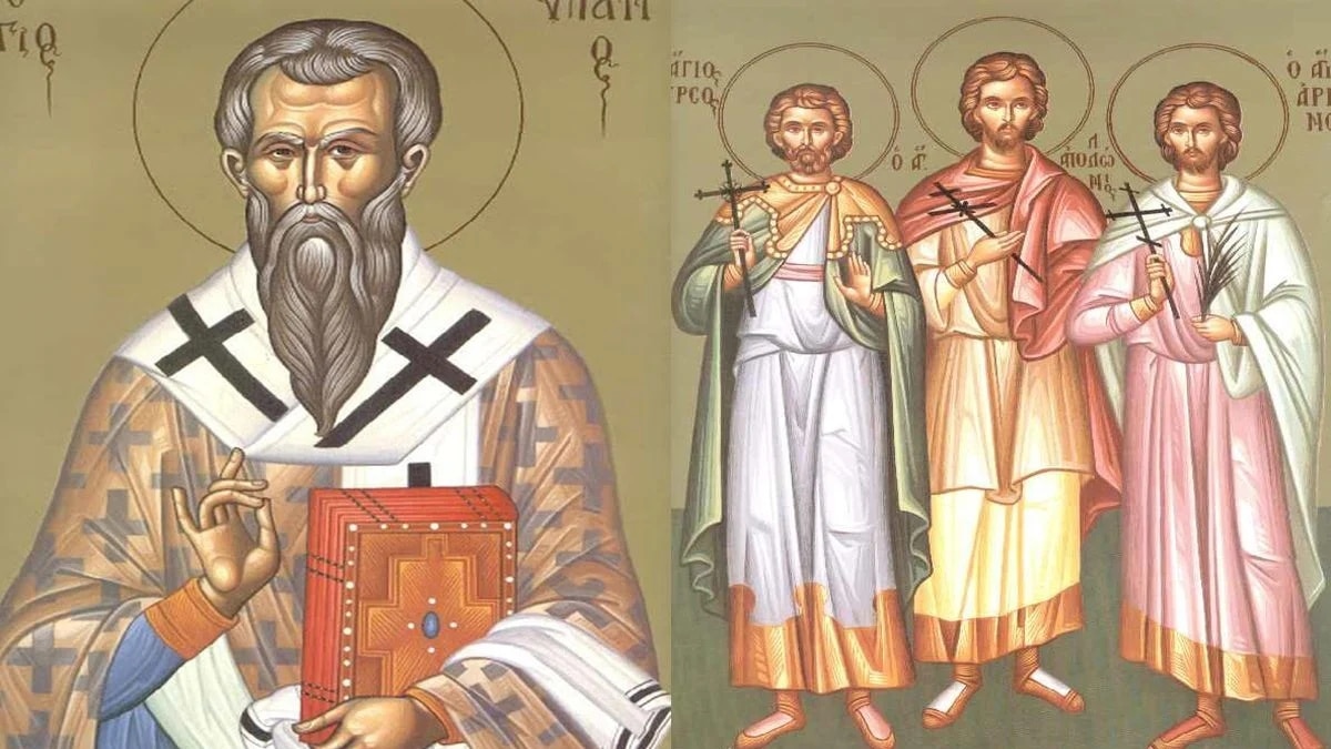 Εορτολόγιο 14/12: Ποιοι ήταν οι Άγιοι Αρριανός του Ηγεμόνος, Θύρσος ...