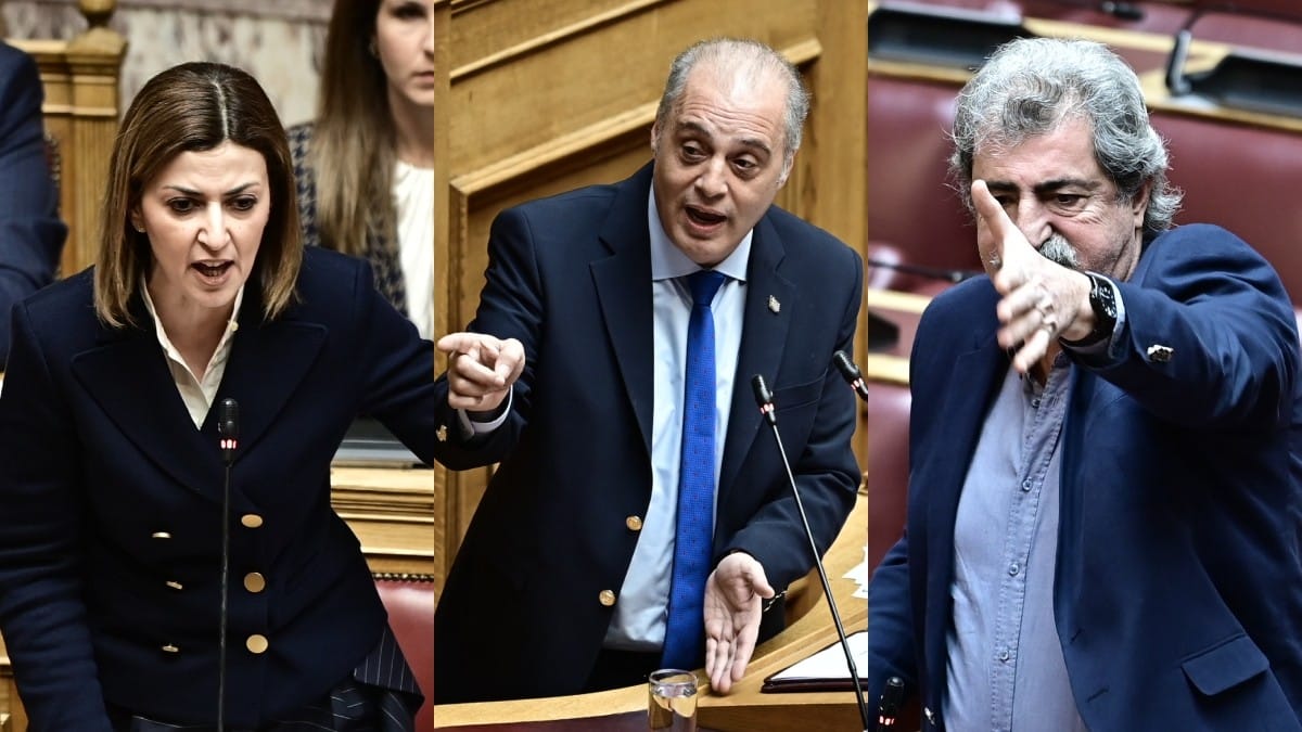 Χαμός στην Βουλή με Αγαπηδάκη, Βελόπουλο και Πολάκη για τα Τέμπη και ...