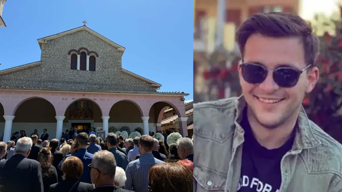 Το τελευταίο αντίο στον Στέφανο: Σπαραγμός και οδύνη στην κηδεία του ...