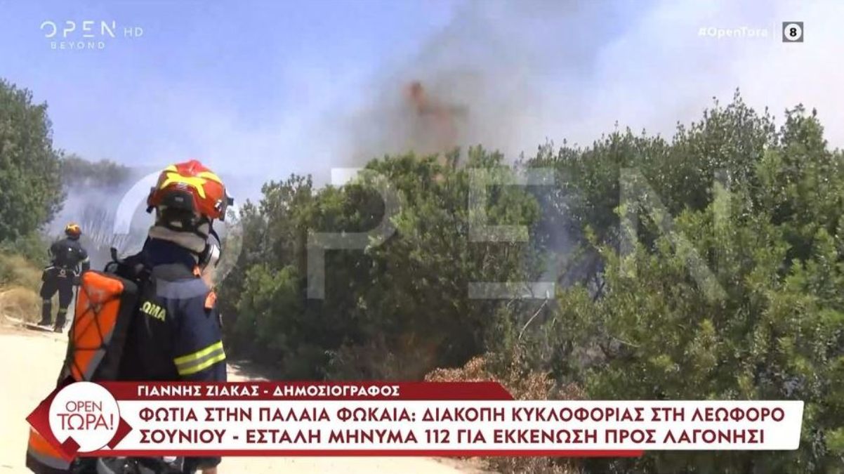 Φωτιά στην Παλαιά Φώκαια: Τραγικές εικόνες και πολλά καμένα σπίτια - Σε ...