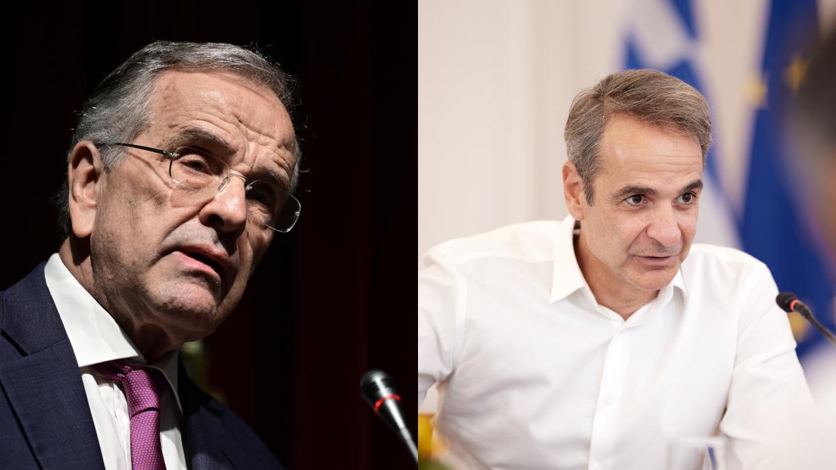 Ευθείες βολές Σαμαρά σε Μητσοτάκη: «Υπάρχει πολιτικό κενό στη χώρα ...