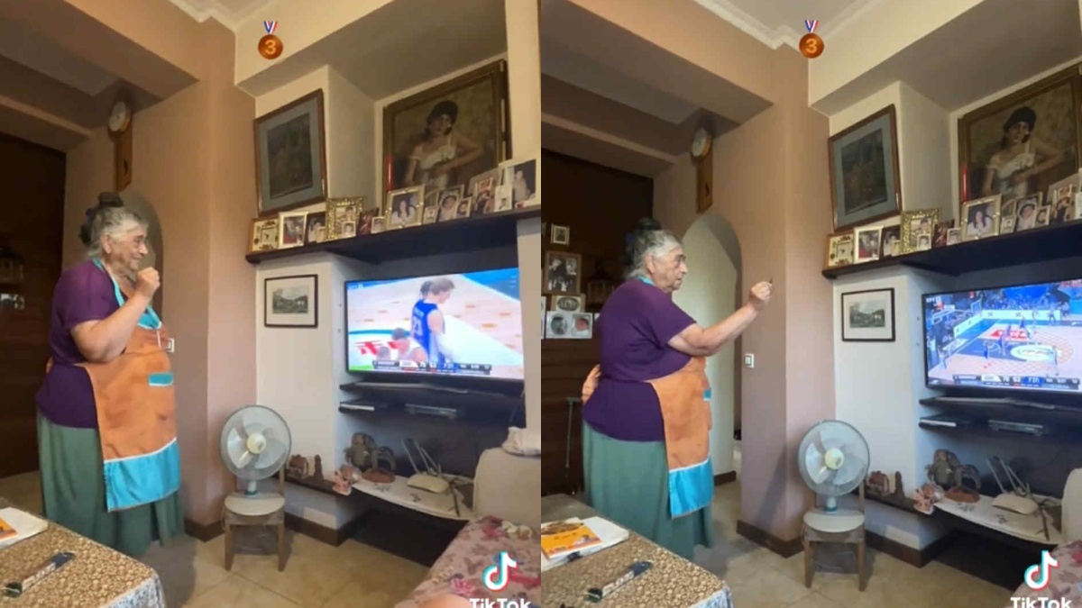 Viral η γιαγιά που ξεμάτιαξε την Εθνική στο Eurobasket - Πανικός στο ...