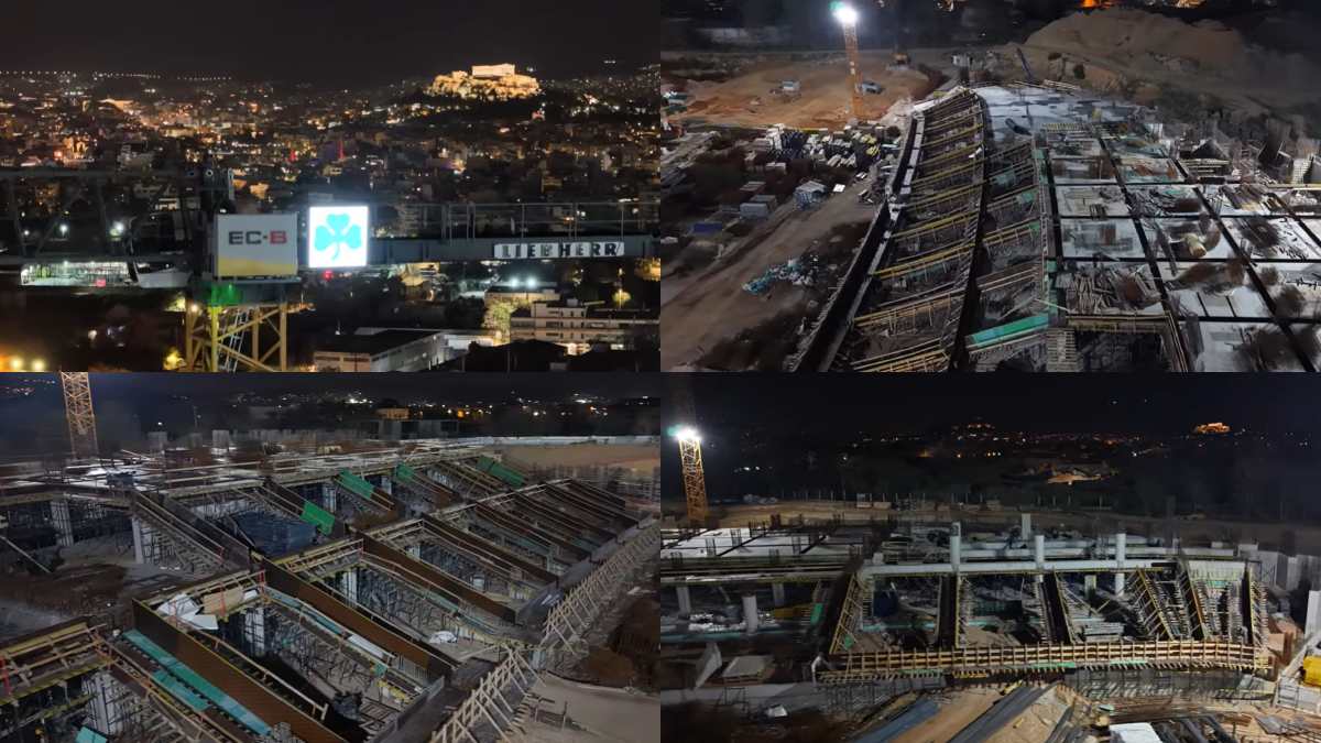 Εργοτάξιο νυχτερινής μαγείας: Ο Βοτανικός «πετάει» με φόντο την ...