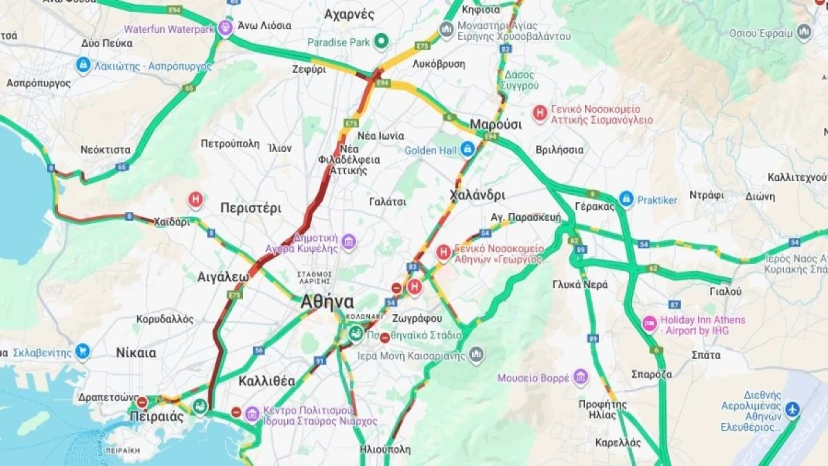 Κίνηση 16/10: Ακινητοποιημένη η Αθήνα - Τροχαίο με φορτηγό και μηχανή ...