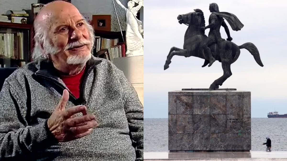 Πέθανε ο γλύπτης Ευάγγελος Μουστάκας, ο δημιουργός του αγάλματος του ...