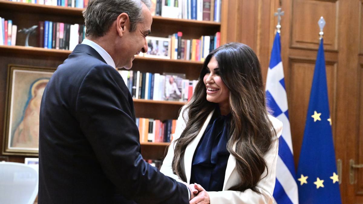 Στο Μέγαρο Μαξίμου η Κίμπερλι Γκιλφόιλ: Πρώτη επίσημη συνάντηση με τον ...