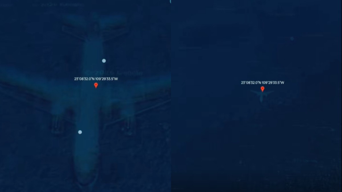Σοκ στο Google Earth: Ο δορυφόρος δείχνει ξεκάθαρα ένα Boeing βυθισμένο ...